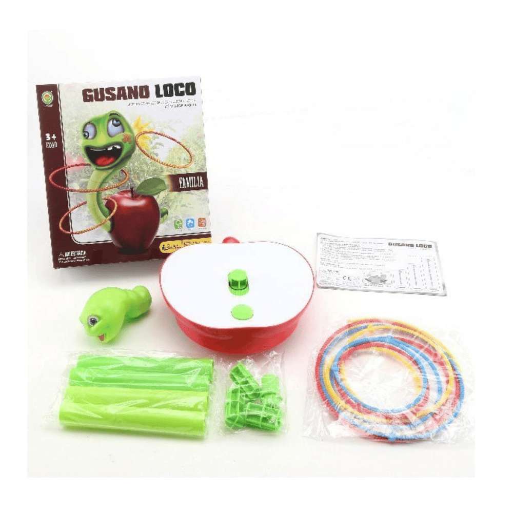 Toy. Board game with rings Qing Crazy Worm