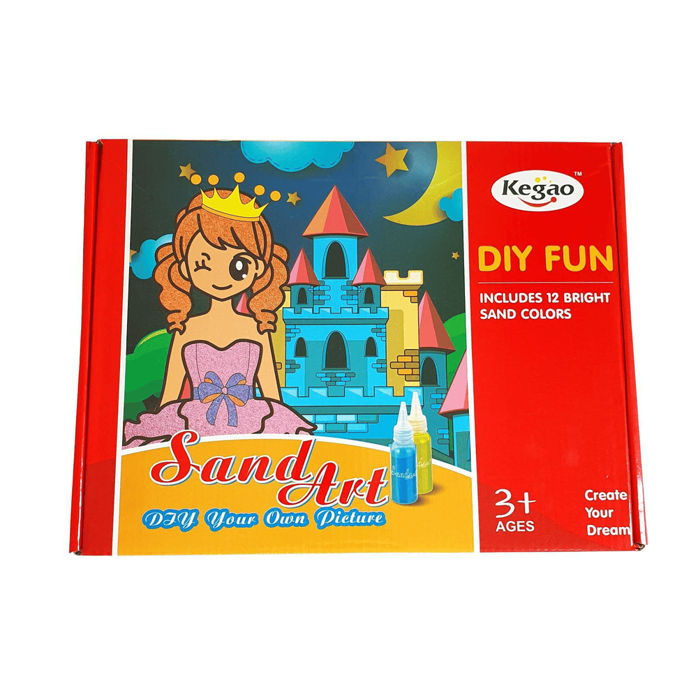 Toy. DIY Fun Sand Colors