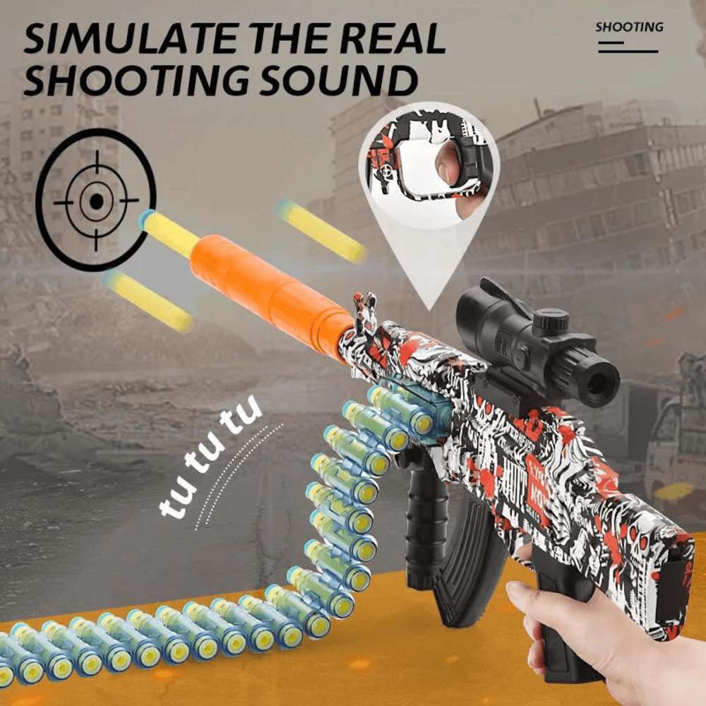 Toy. Ak47 Softball Gun