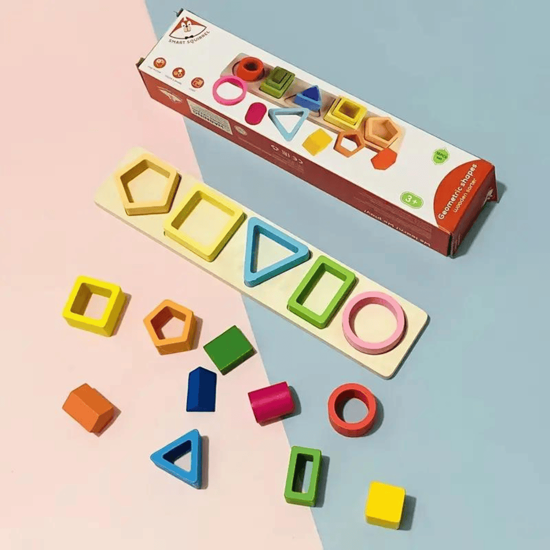 Toy. Geometric Shapes Nesting
