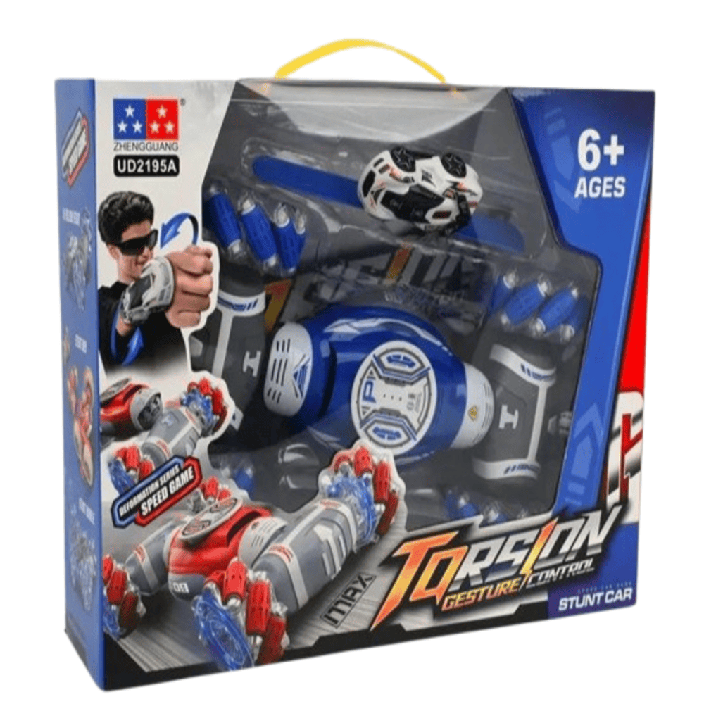 Toy. Radio controlled stunt car - Remote control bracelet