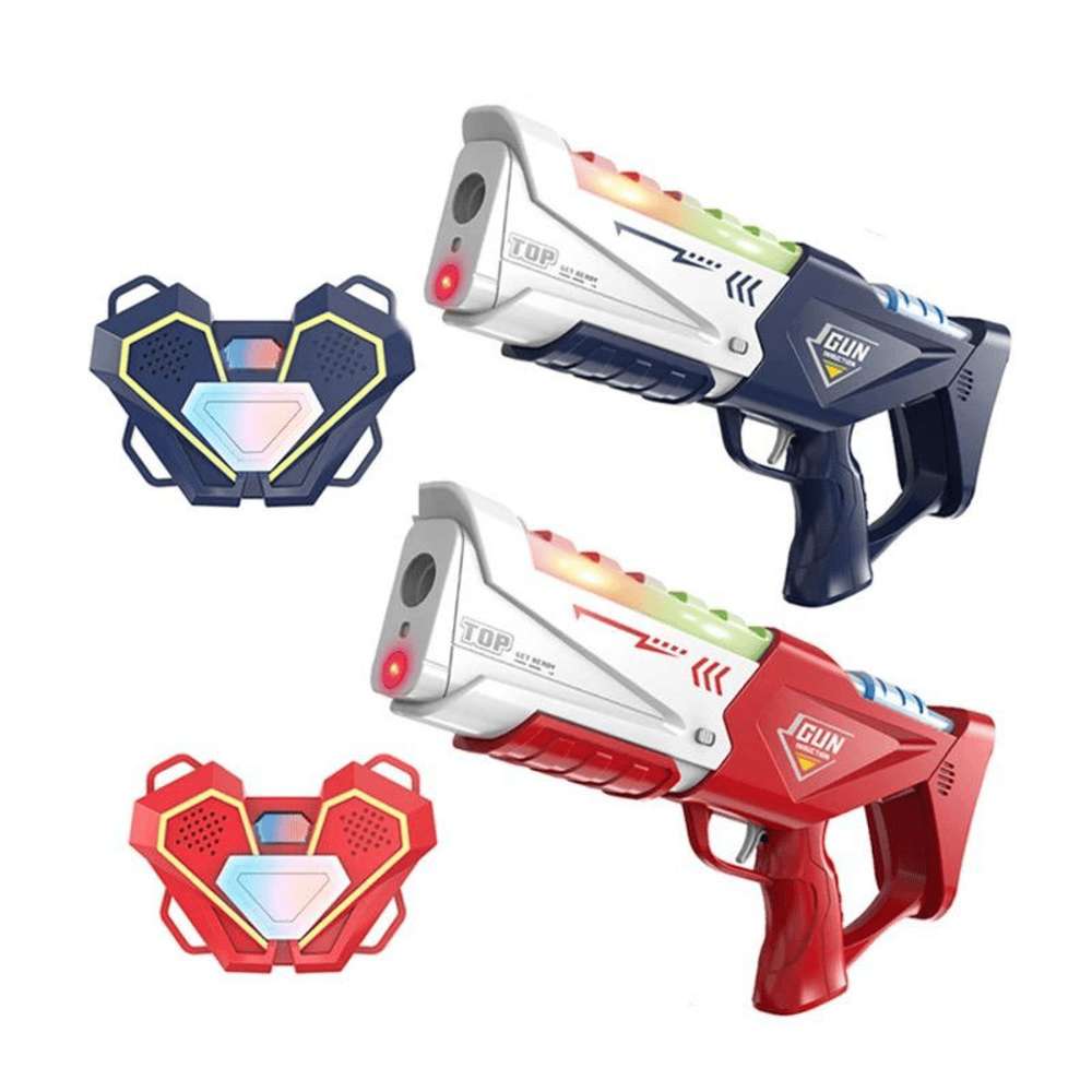 Toy. Laser tag guns with built-in sensors