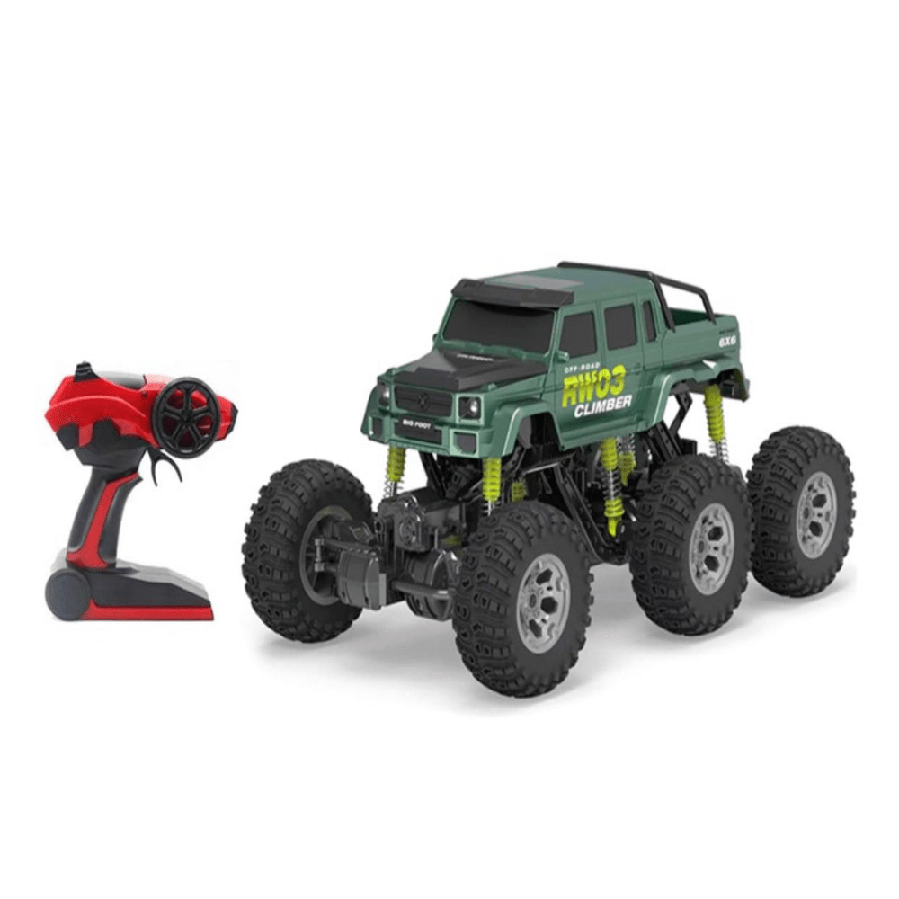 Toy. 6x6 RC Climber Car - Green