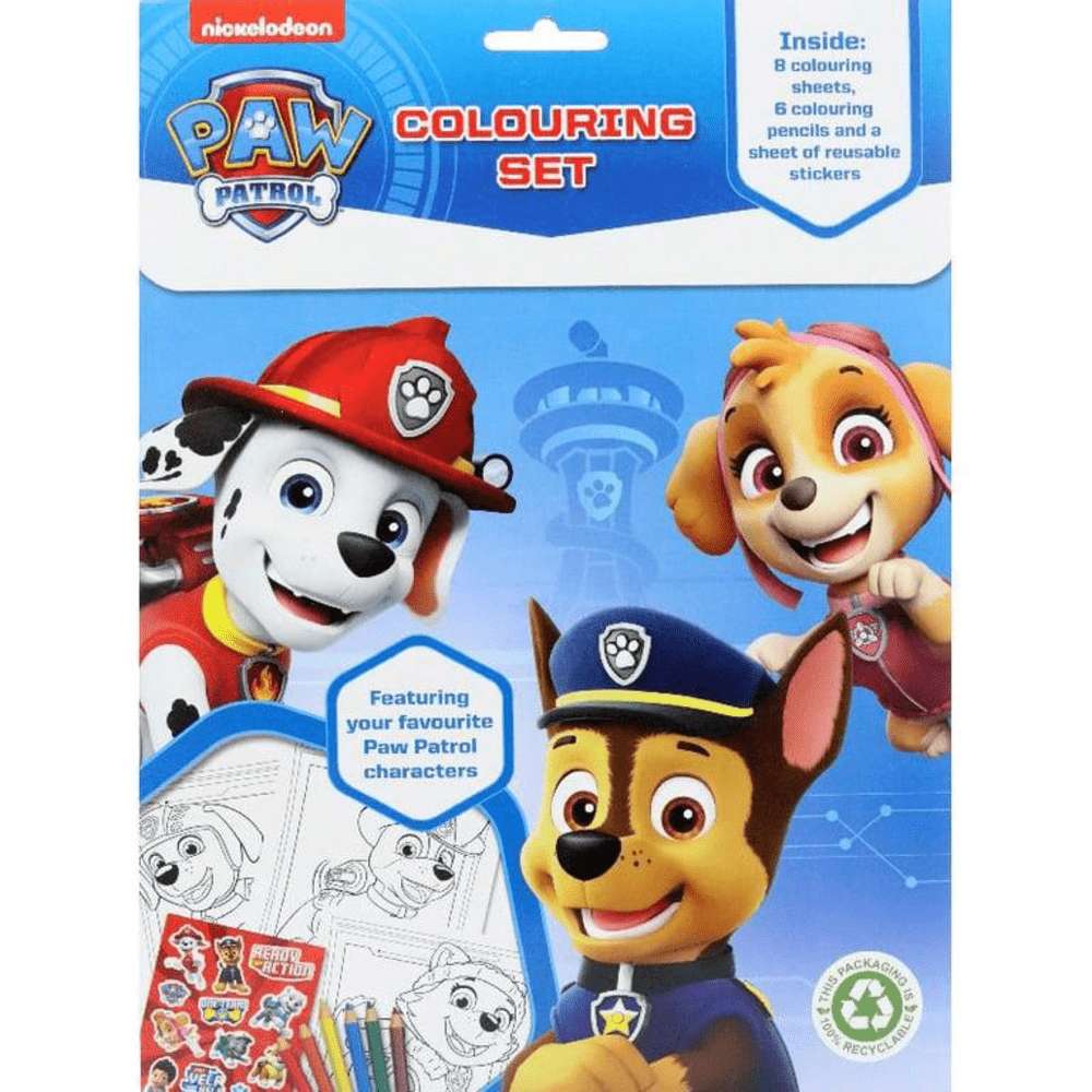 Toy. Nickelodeon PAW Patrol: Colouring Set