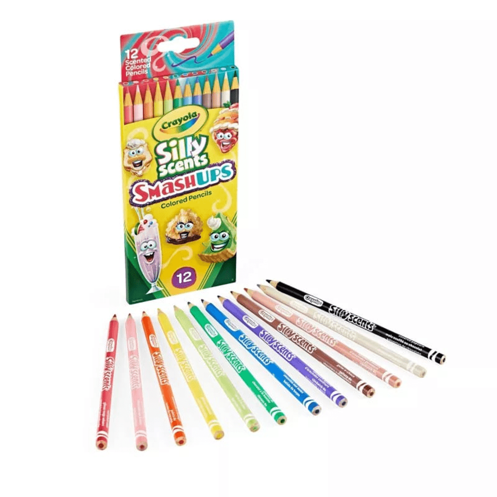 Toy. CRAYOLA SCENTED COLORED PENCILS - 12