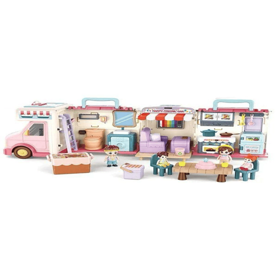 Toy. Caravan House Play Set Toys with Accessories