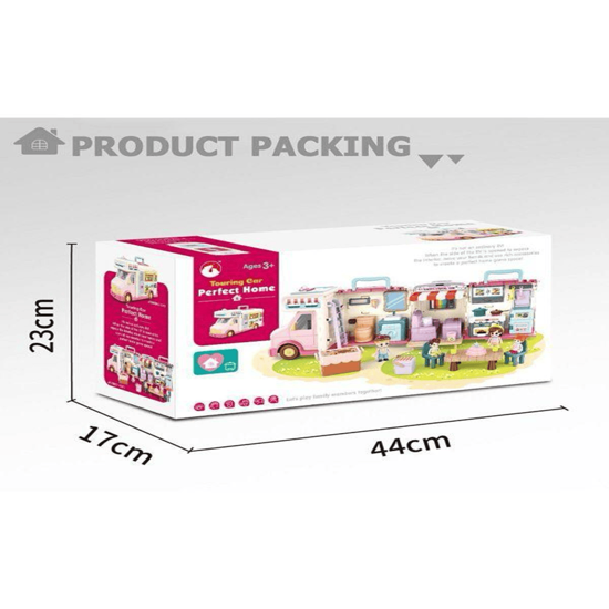 Toy. Caravan House Play Set Toys with Accessories