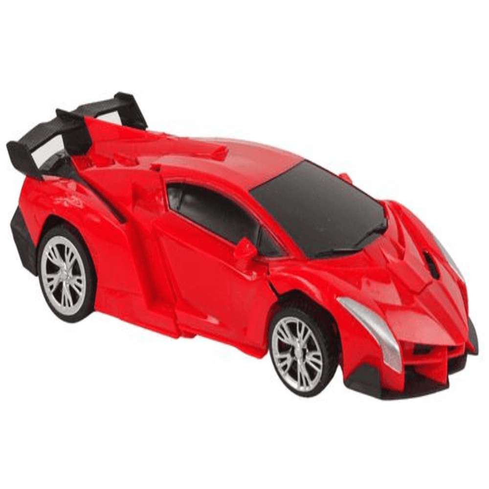 Toy. Lean-toys Robot Transformer 2in1 Pilot R/C Remote control red