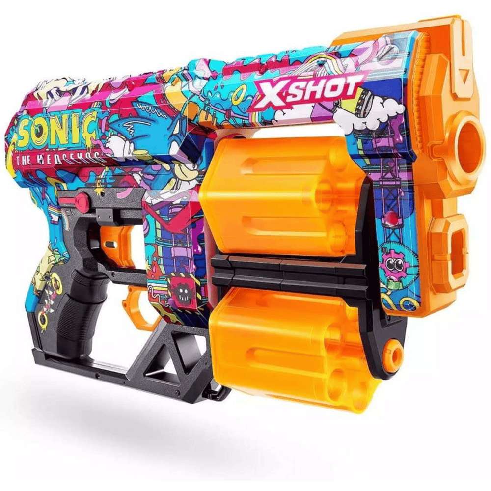 Toy. Sonic The Hedgehog Dread Robotnik Blaster (12 Darts)