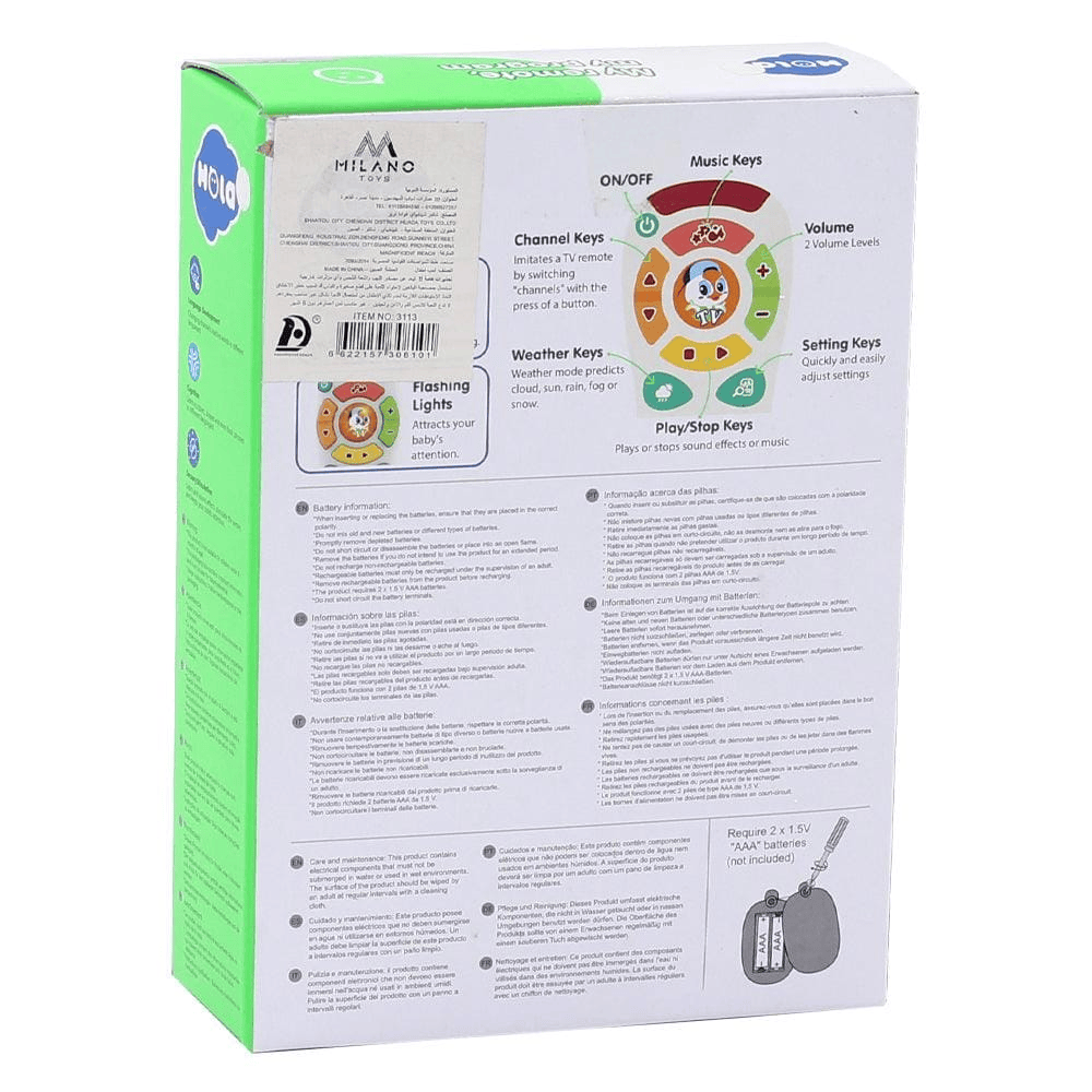 Toy. Remote control game with music and educational games for children