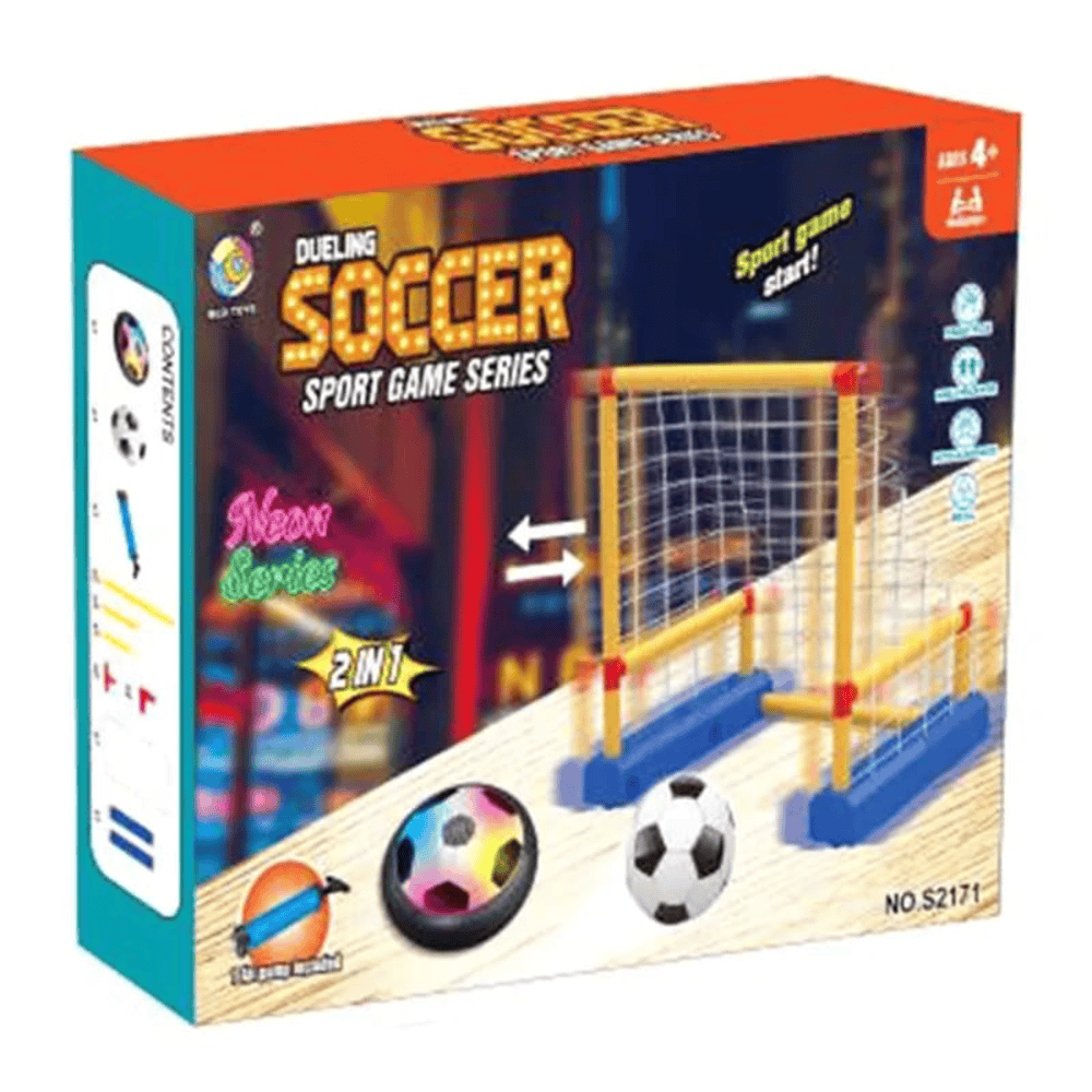 Toy. Soccer Goal Play Set with Floating Soccer Ball and Inflatable Ball