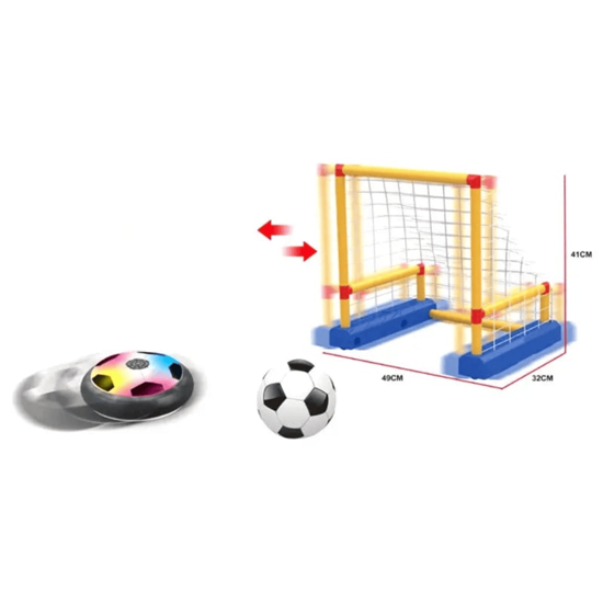 Toy. Soccer Goal Play Set with Floating Soccer Ball and Inflatable Ball