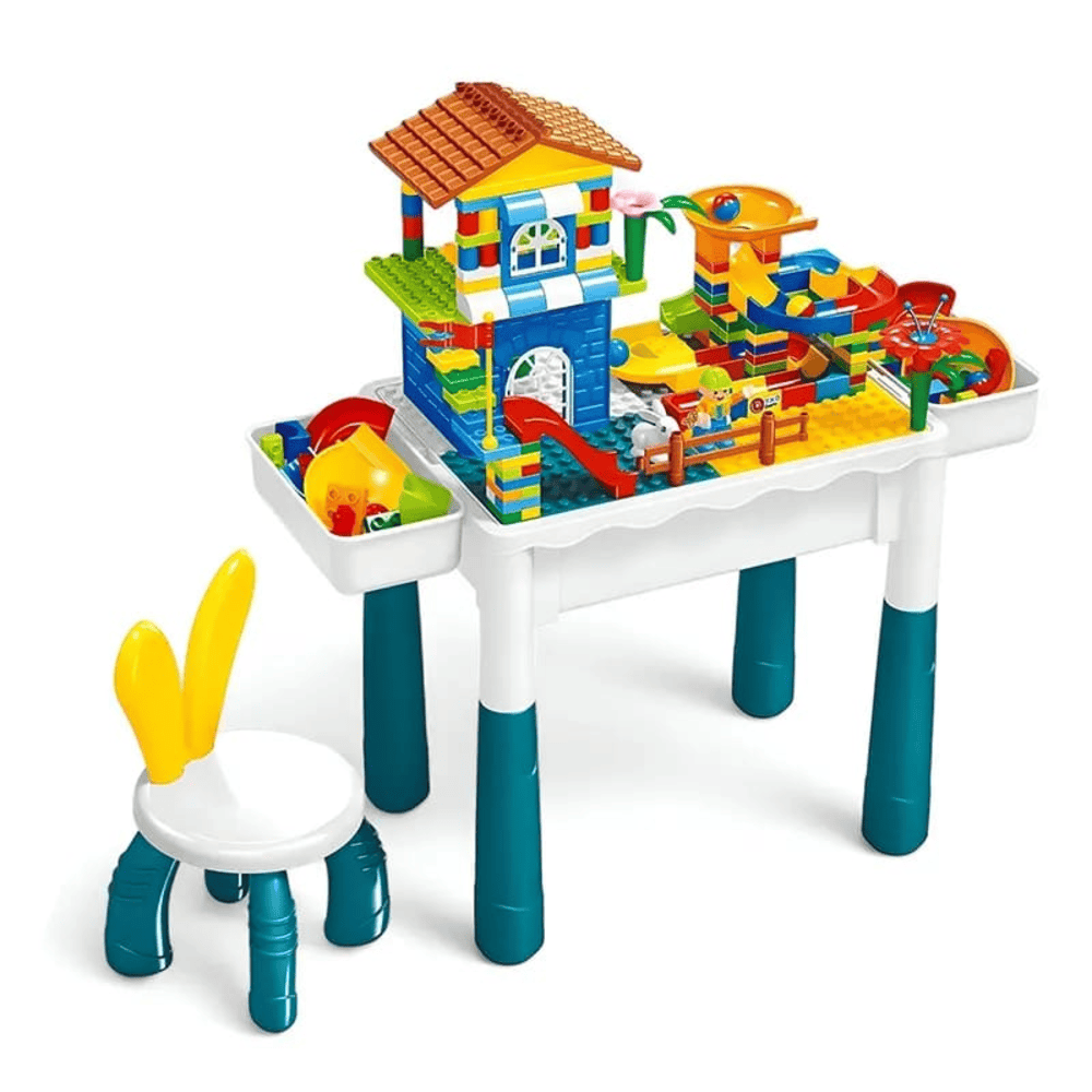 Toy. Table Desk Kids Activity Building Block Set 145PCS