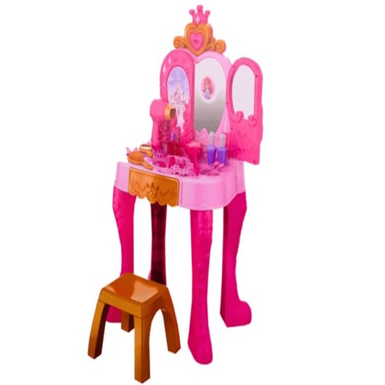 Toy. Dressing table with accessories