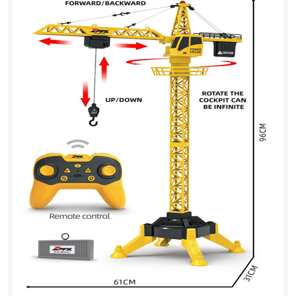 Toy. Crane with remote control