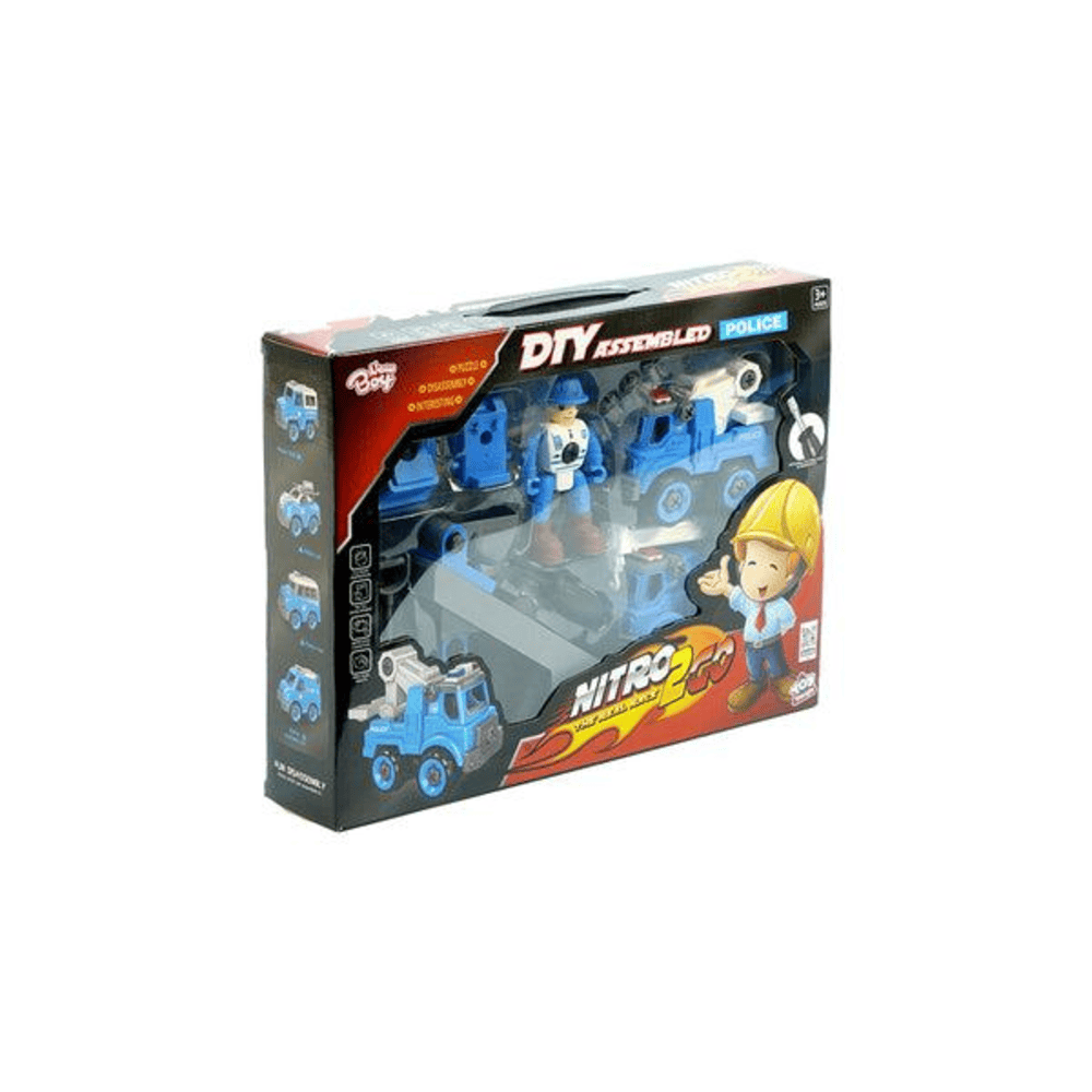 Toy. Nitro2Go Assembling Car Set Police