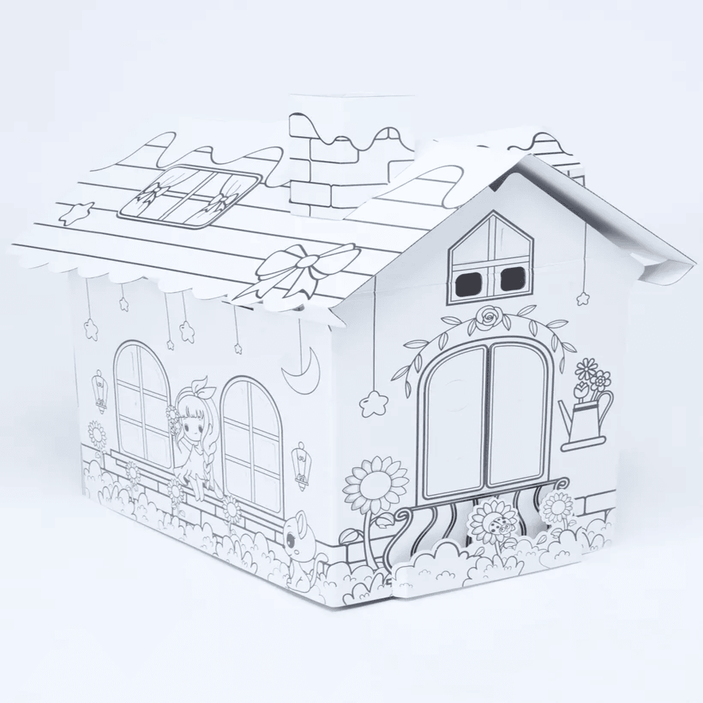 Toy. DIY Doodle Colouring Playhouse