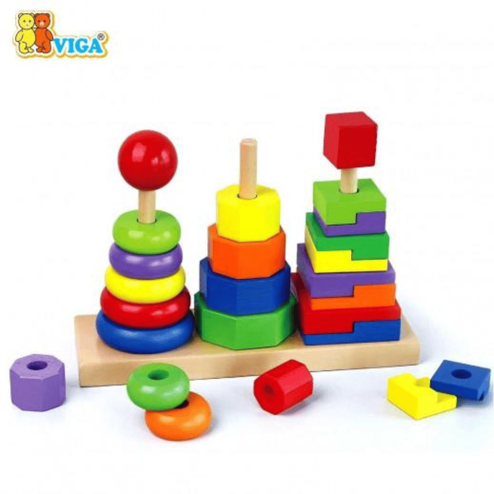Toy. Viga Geometric Stacker (24+ Months)