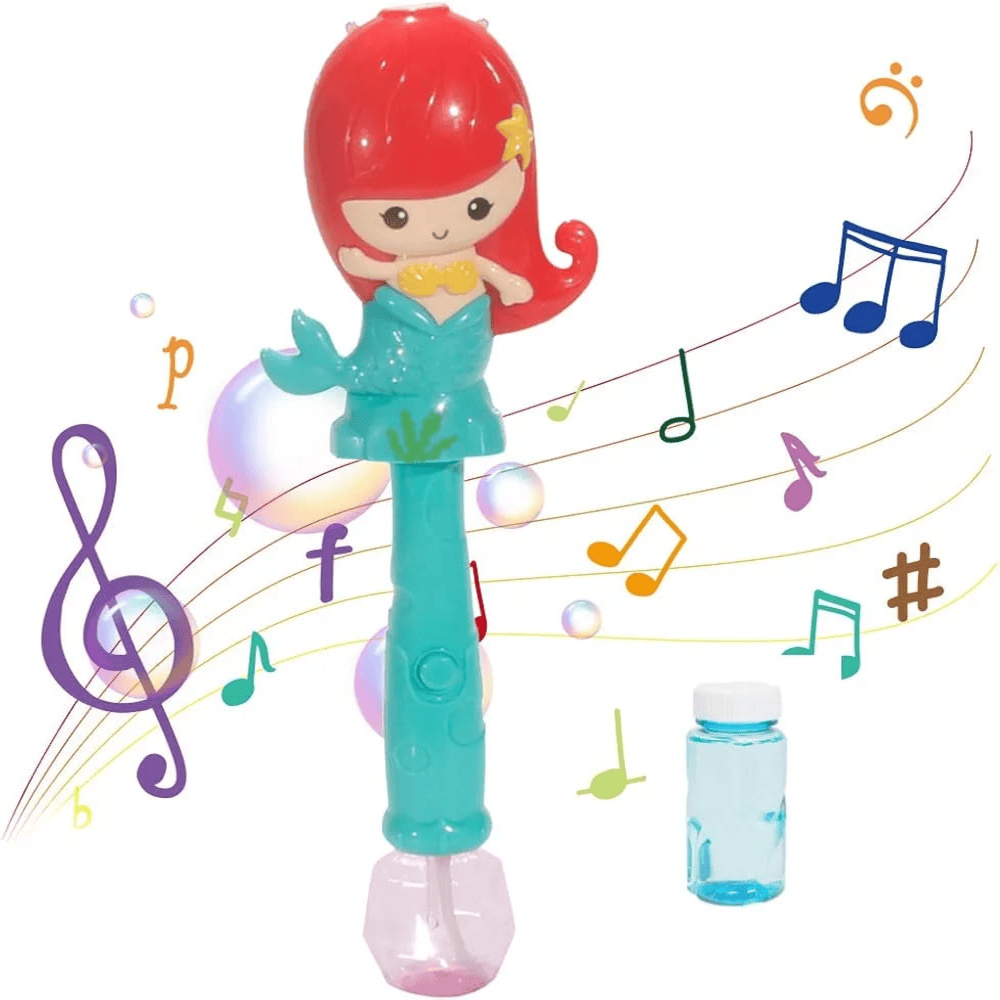 Toy. mermaid bubble machine