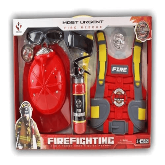 Toy. firefighter kit