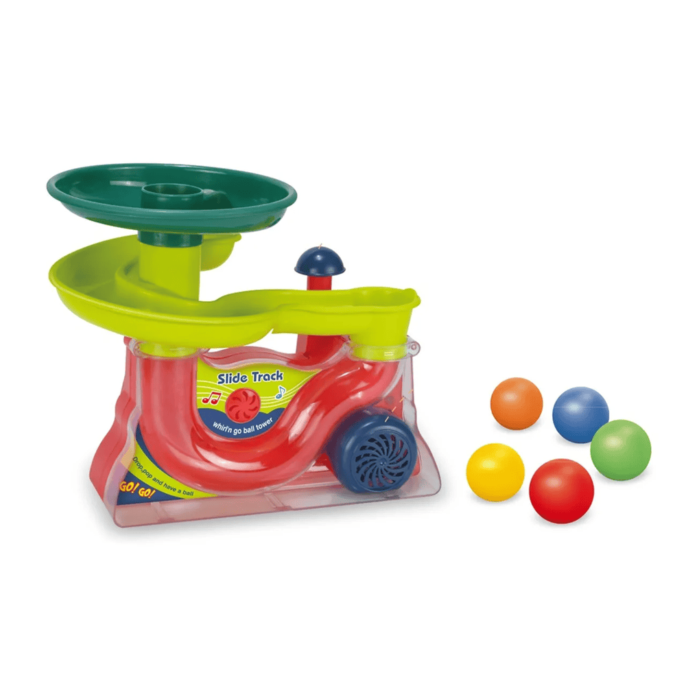Toy. Slide Track Whirl'n Go Ball Tower