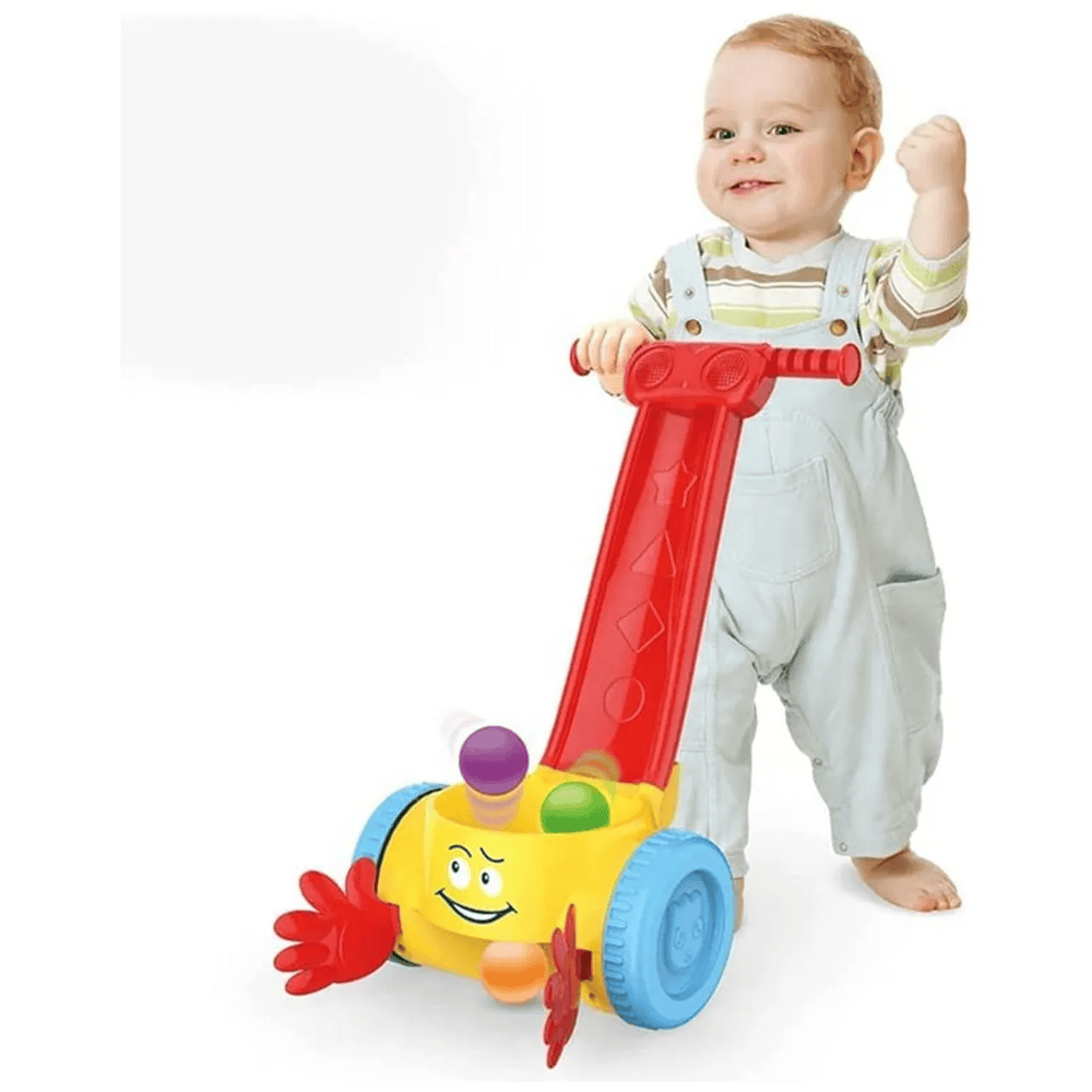 Toy. 2 in 1 Musical Ball Launcher & Walker