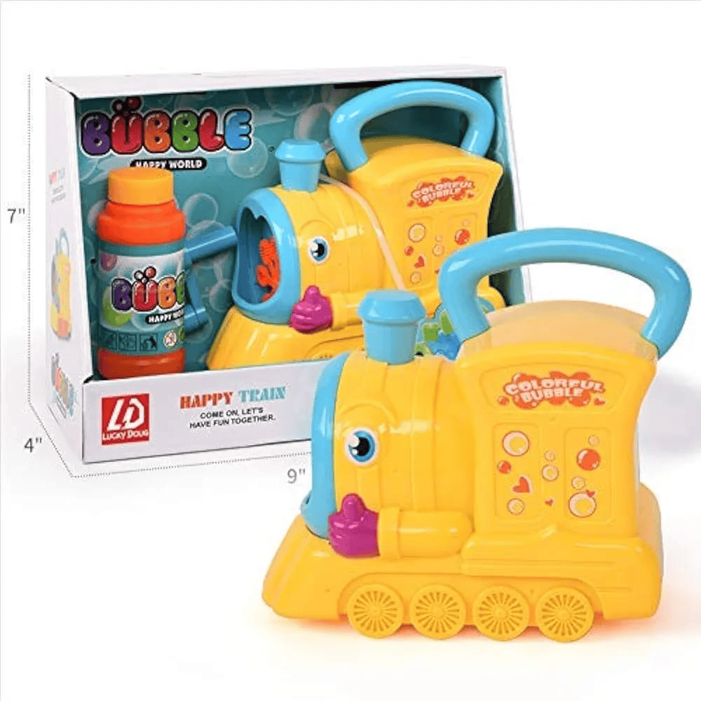 Toy. Happy Train Bubble Machine