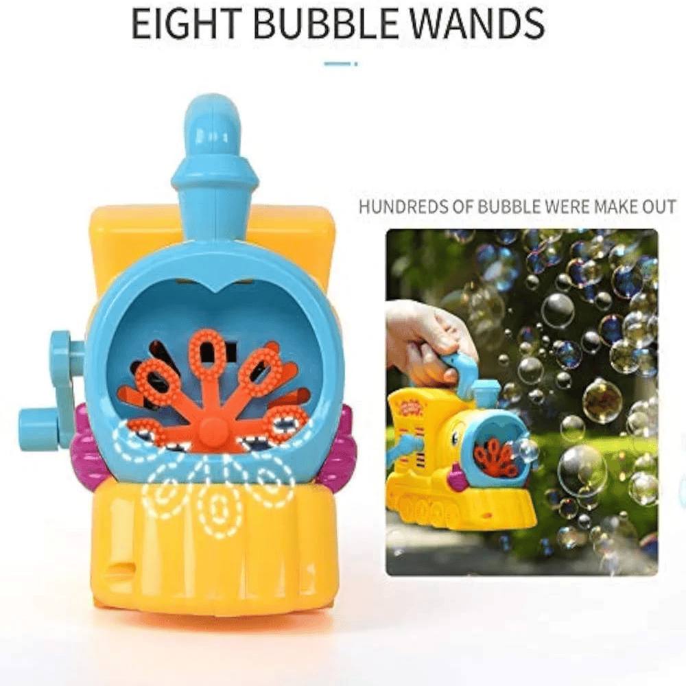 Toy. Happy Train Bubble Machine