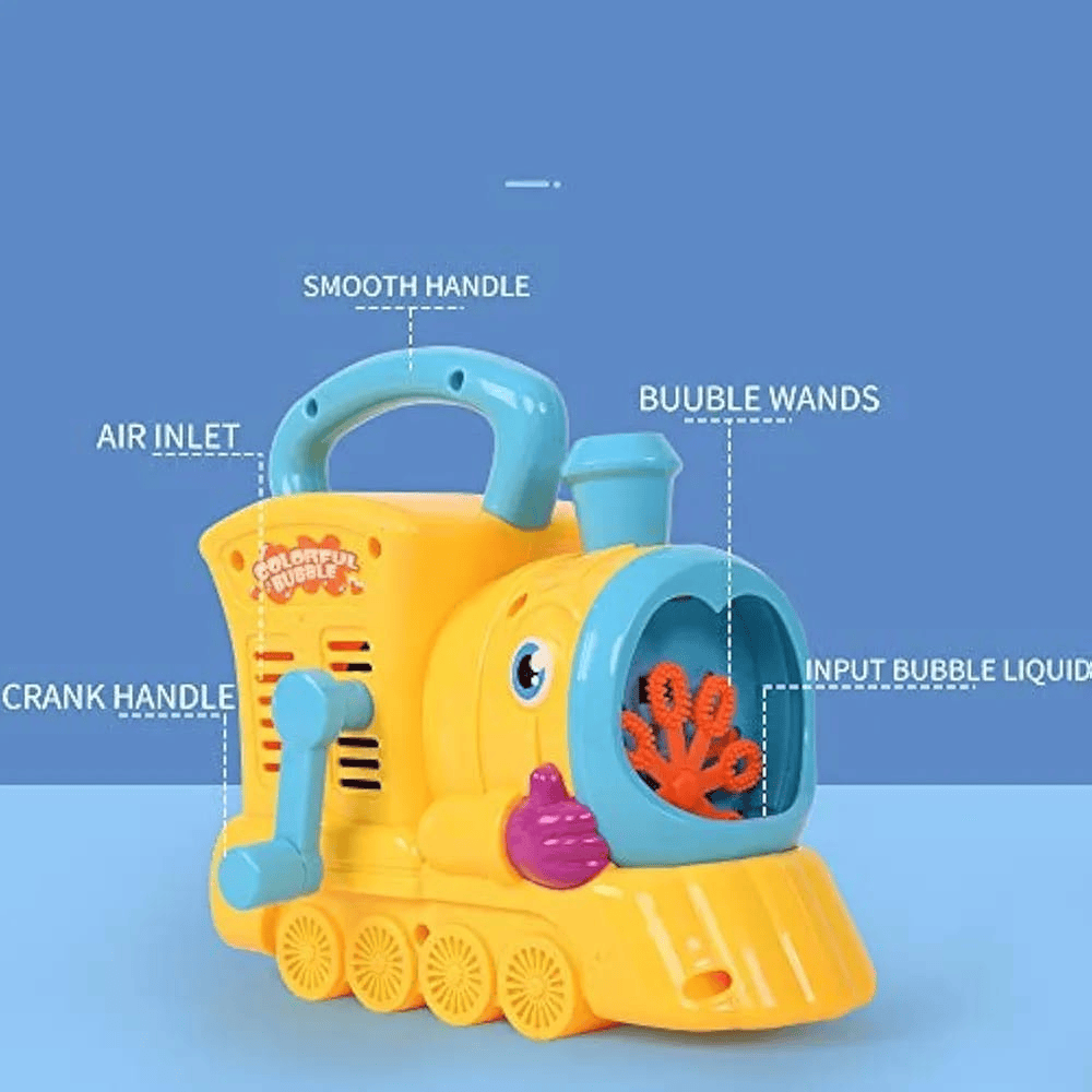 Toy. Happy Train Bubble Machine