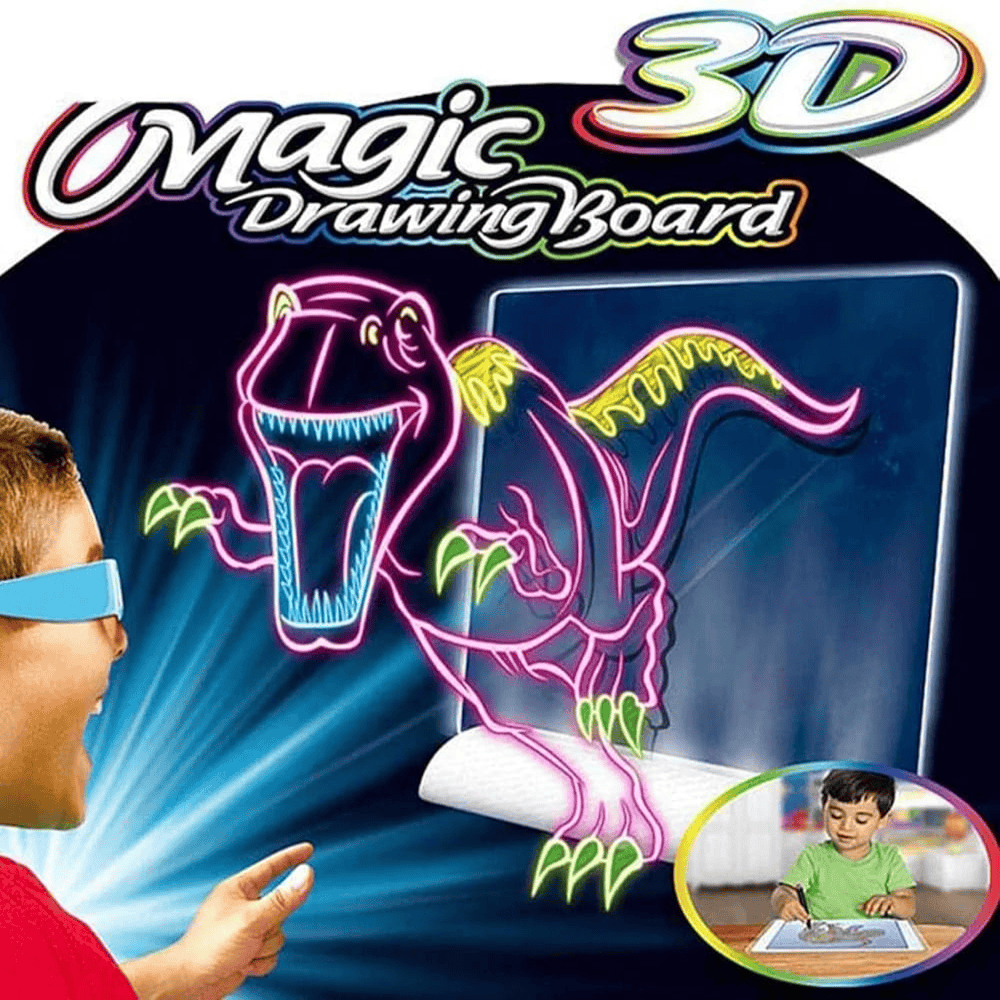 Toy. Luminous magic drawing board