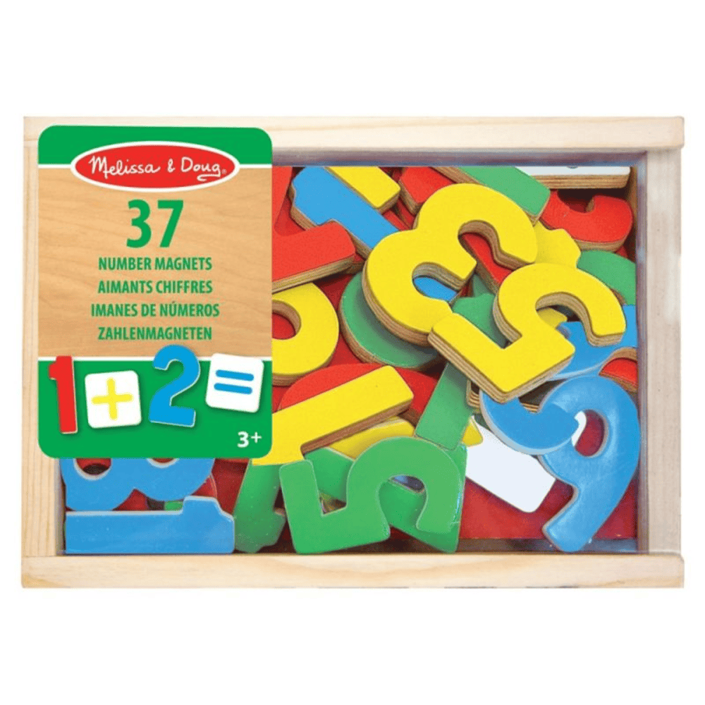 Toy. Wooden Magnetic Numbers