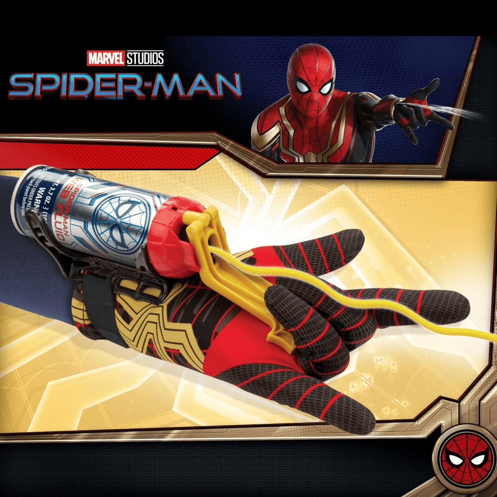 Toy. Spider-Man Super Web Slinger Role-Play Toy with Web Fluid