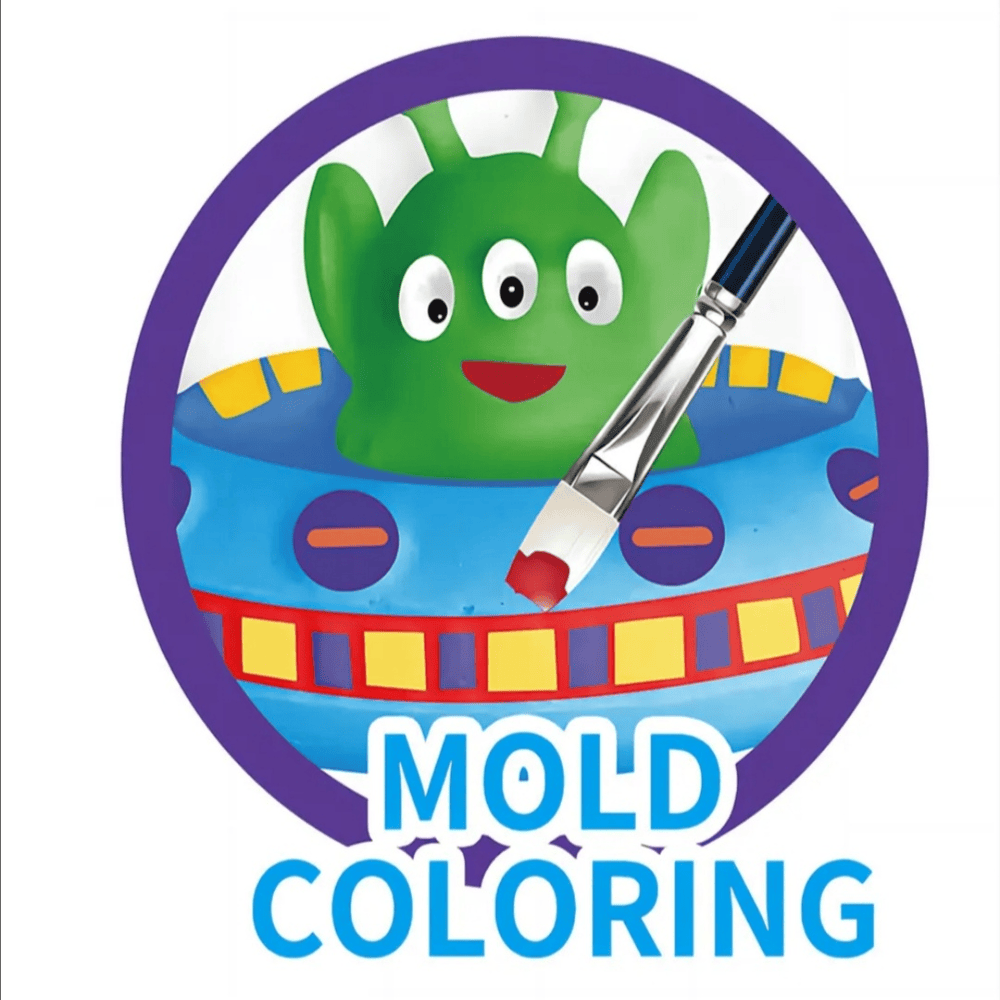 Toy. Making and coloring gypsum shapes