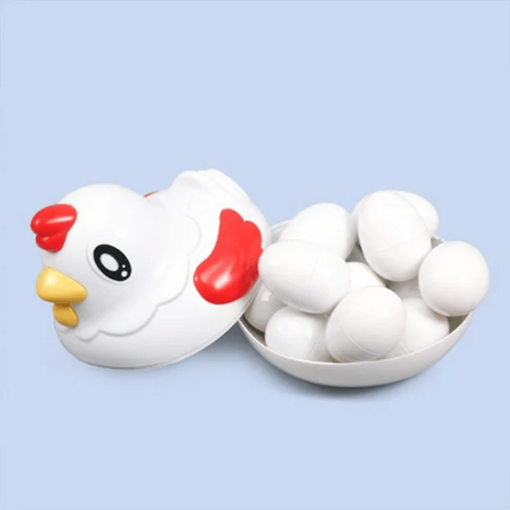 Toy. Egg Toys With Chicken Montessori Colours Matching Set – Assorted ...