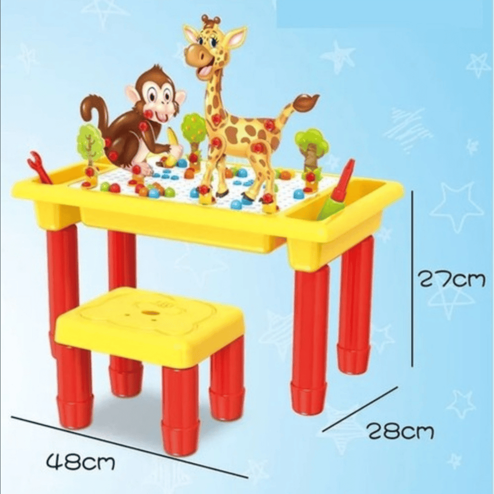 Toy. Creative 4 in 1 Educational Table for Kids