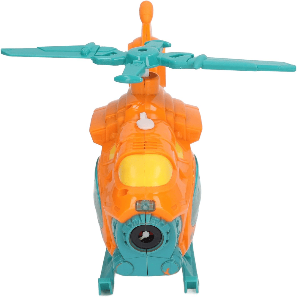 Toy. Bubble Blowing Toy, Propeller Rotating Sound Light Helicopter Shaped